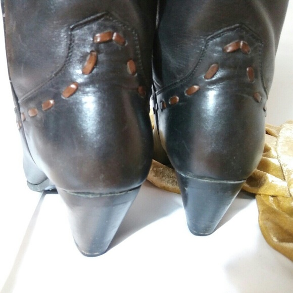 dingo | Shoes | Womens Black Brown Leather Dingo Boots | Poshmark